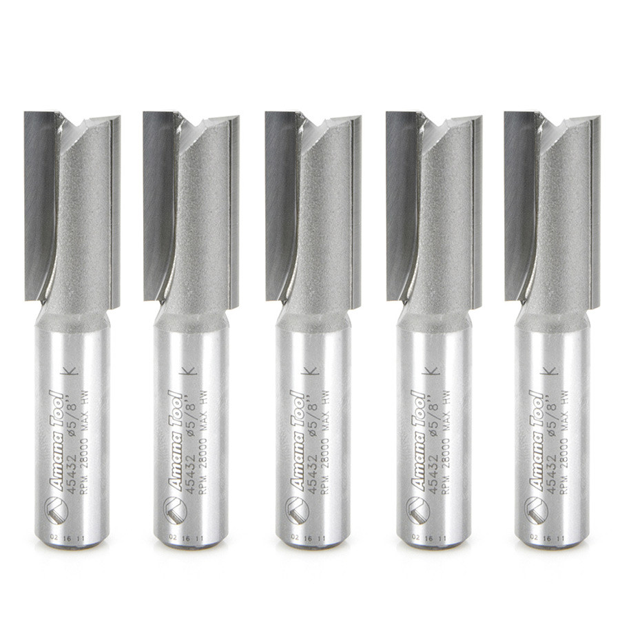Carbide Router Bit 5/8" Amana Tool 45432-5 - High Production Cutter