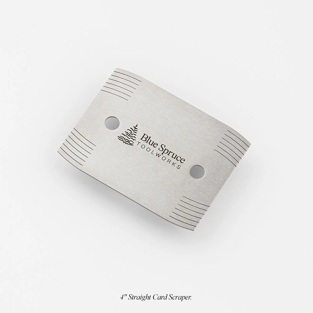 Blue Spruce Straight & Curved Card Scrapers