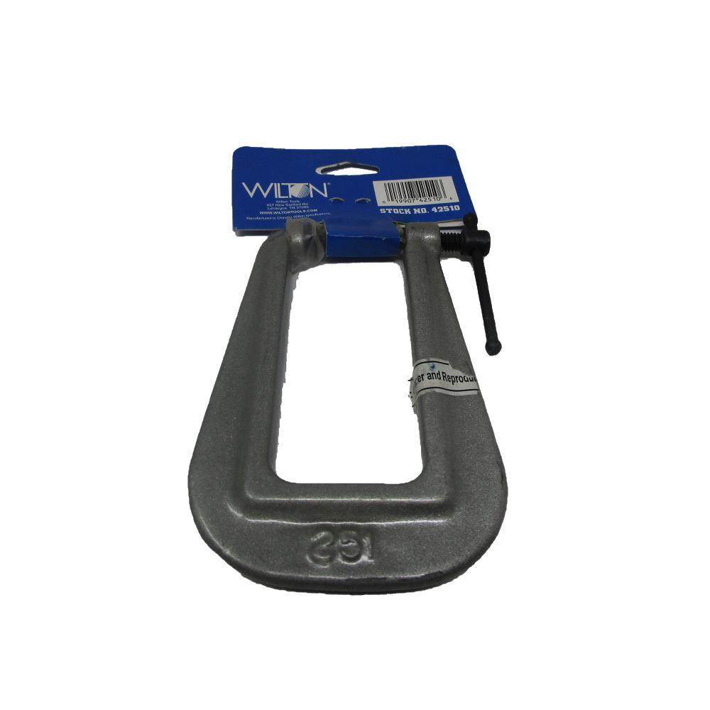 Wilton WL9-42510 251, Deep-Reach Carriage C-Clamp, 0 Inch – 1 Inch Jaw ...