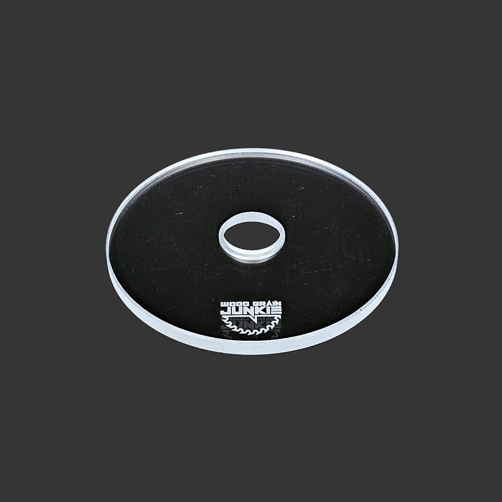 Wood Grain Router Base Plate - TrimFit Pro Round