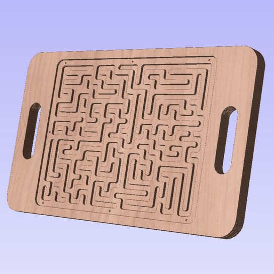 CNC Maze Game Plans - Intermediate DIY Project