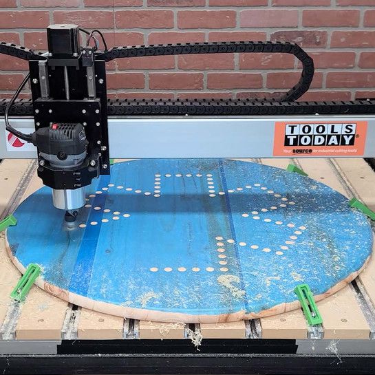CNC Marble Game Board Plans - DIY 30" Diameter Game