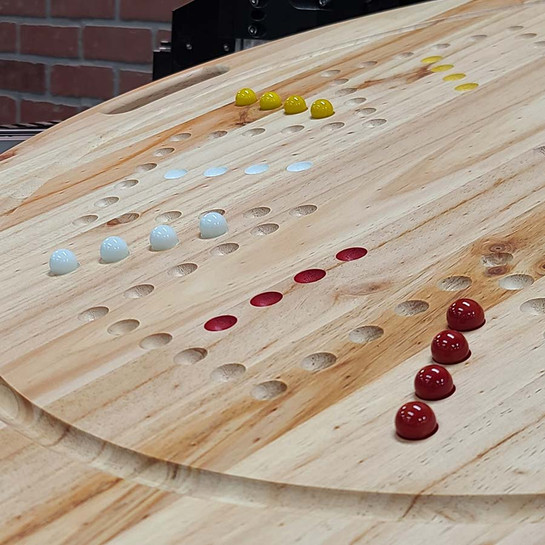 CNC Marble Game Board Plans - DIY 30" Diameter Game