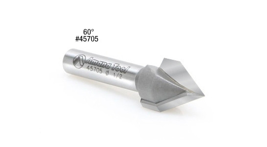 V-Groove Router Bits for Precision Cutting - Carbide Tipped