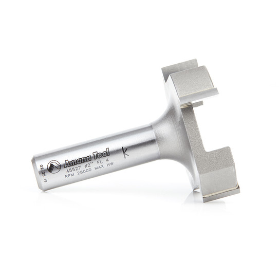 Carbide Spoilboard Router Bit - Amana Tool 45527, 2"x1/2"