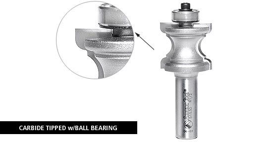 Thumbnail Router Bit - Industrial Carbide Tipped Edge Bit