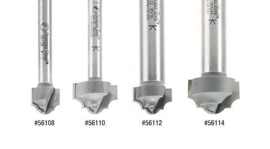 Classical Plunge Router Bits, Carbide Tipped - Bead Groove Tools
