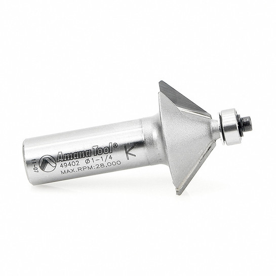 45 Degree Chamfer Router Bit Amana Tool 49402