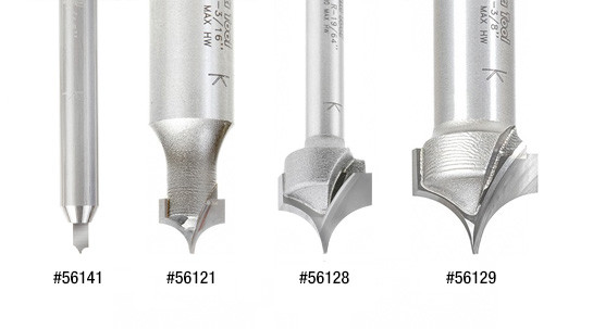 Roundover Router Bits for Engraving - Carbide Tips, CNC Use