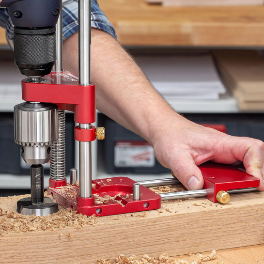 Precision Drill Guide - Woodpeckers Auto-Line Guide