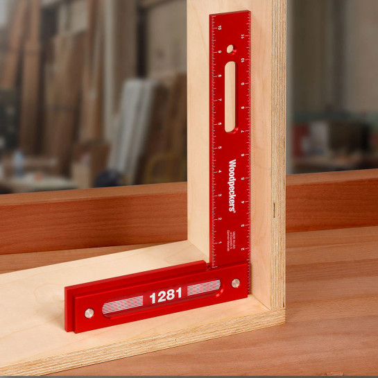 Precision Woodworking Square 12x8 - Woodpeckers 1281 | USA Made