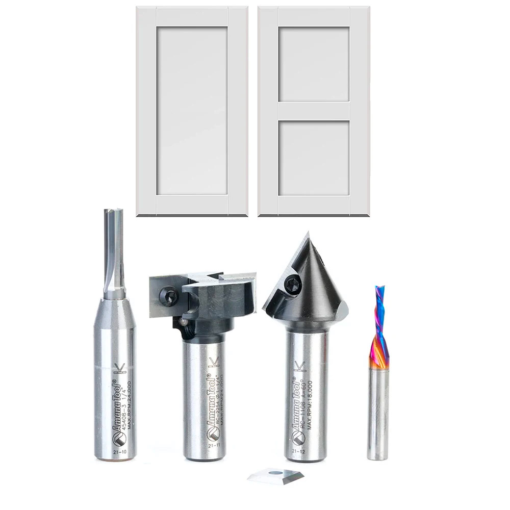 CNC Router Bit Set Amana AMS-262 MDF Shaker Door - Save 21%