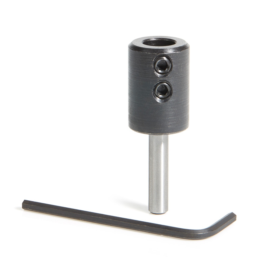 CNC Dowel Drill Adapter 1/4" Shank Amana Tool 47636 - 10mm Holder