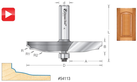 Raised Panel Router Bits for Cabinet Doors - Amana Tool