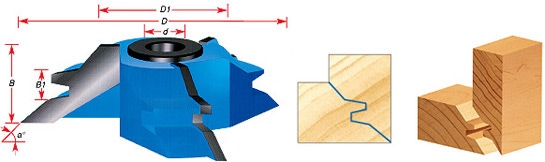 Lock Miter Shaper Cutters - Precision Joinery Tools | WoodcraftPro
