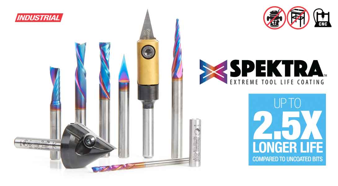 CNC Signmaking Router Bits - Amana Tool 10-Pc Set