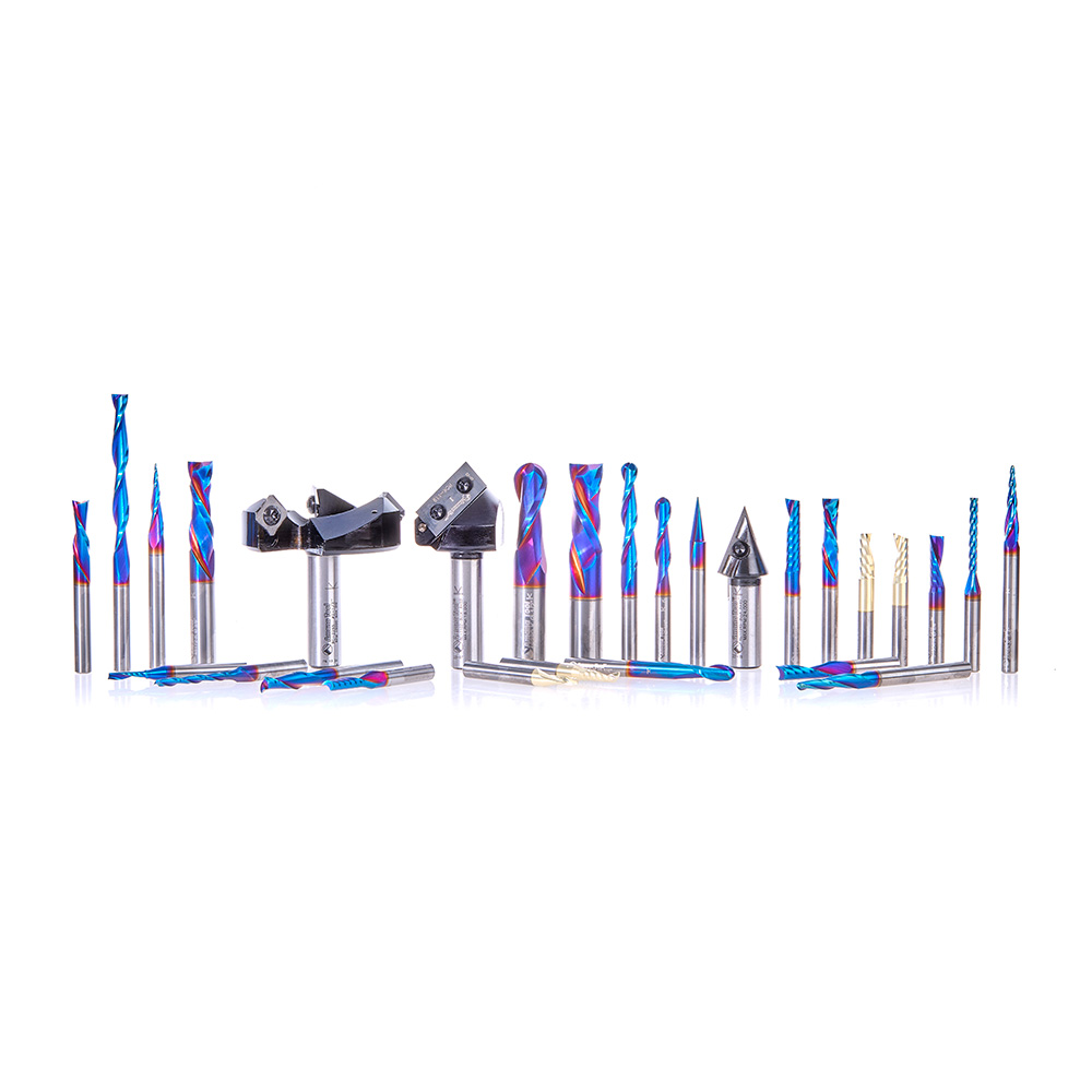 CNC Router Bit Set 28-Pc - Amana Tool AMS-CNC-28 in Tanos Case