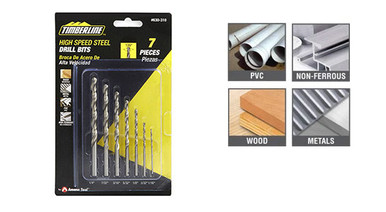 HSS Drill Sets for Metal & Wood - Precision Ground Tools