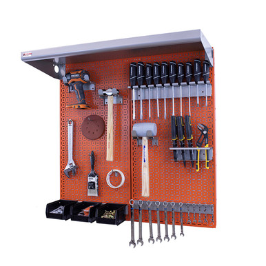 Tool Organizer Kit - OmniWall 2 Panel in Orange, 32x32 Storage System