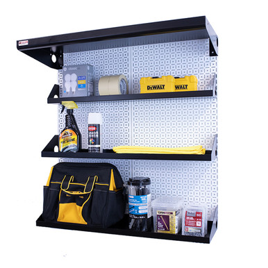 Tool Storage Wall System - OmniWall Shelving Kit, USA Made Organizer