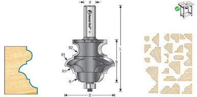 Multi-Form Router Bits - Carbide-Tipped Molding Tools | Cut 40+ Patterns