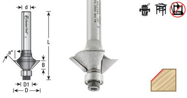 Miniature Router Bits Set - Amana Tool, Carbide-Tipped