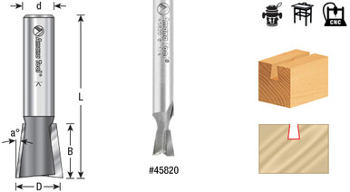 Dovetail Router Bits - 7-1/2 Degree for Omnijig & Incra Systems