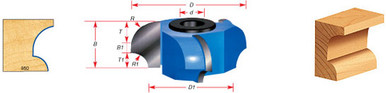 Round & Cove Shaper Cutters - Premium Woodworking Tools
