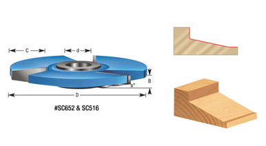 Raised Panel Shaper Cutters for 5/8" - Traditional Woodworking Tools