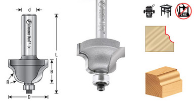 Roman Ogee Router Bits - Precision Cutting & Detailing