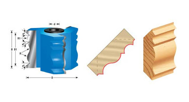 Crown Molding Shaper Cutters - Precision Woodworking Tools