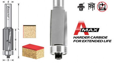 Flush Trim Router Bits - SuperTrim Up/Downshear, Carbide Tipped