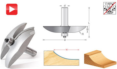 Raised Panel Router Bits | Amana Tool #54118 & #54221