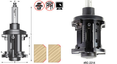CNC Router Bit System - Double Rounding & Chamfering Profile