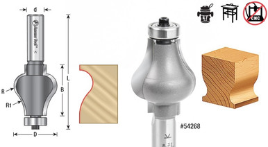 Handrail Router Bits - Shape & Grip Enhancement #54268