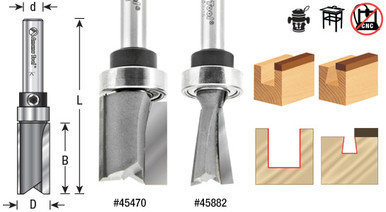 7 Degree Dovetail Router Bit Set - Keller Proseries 1601 & Journeyman 1500