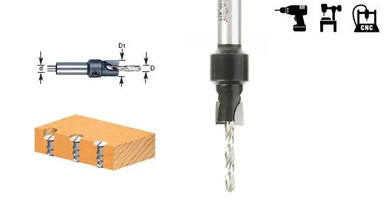 HSS M2 Drill Bits - Flat Bottom Counterbores, CNC Ready