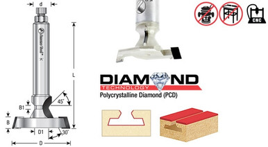 PCD T-Slot Router Bits - Superior Cut & Durability