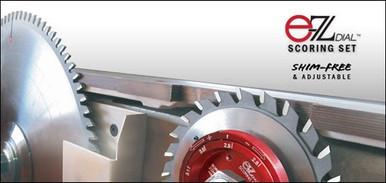 Adjustable Scoring Set - EZ Dial Shim-Free, Fits Altendorf