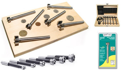 HSS Forstner Bits for Coins - Precision Cutting Tools