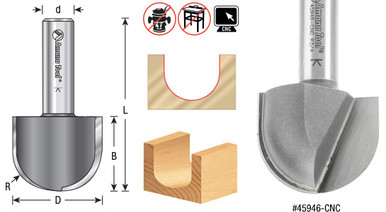 Output: CNC Core Box Router Bits - High Precision Milling Tools