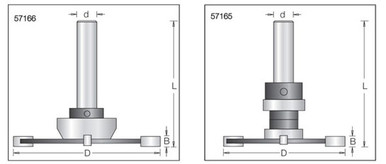 Solid Surface Router Bits - Undermount Bowl Cutting Tools