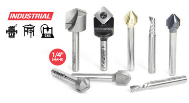 ACM Router Bit Set - V-Groove Folding Panels, 1/4" Shank