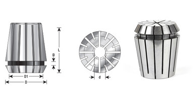 ER50 CNC Spring Collets - High Precision Toolholder Accessories