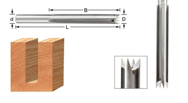 HSS Mortise Router Bits - Long Slot Precision Cut Tools