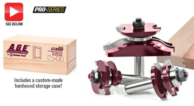 Raised Panel Door Router Bit Set - Pro Series Carbide Tipped