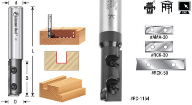 Straight Plunge Router Bit - High-Grade Carbide Cutters | Ramping Technique