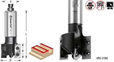 Plunge Router Bit - Fast Wood & MDF Cutting | Super Insert Tool