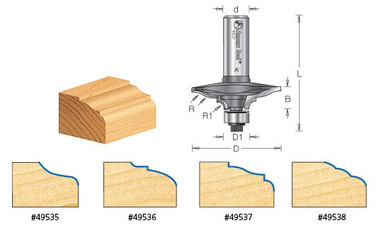 Edge Router Bits for Cabinet Doors | Front Face Cutting Tools