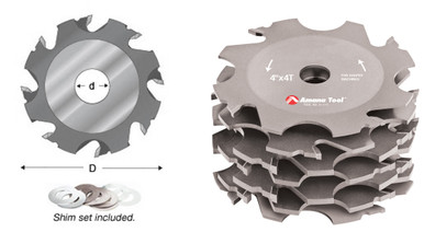 Shaper Machine Dado Set - Prestige Mighty Adjustable Groover